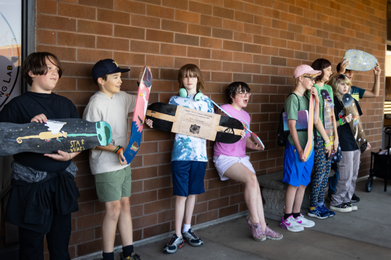 Making Skateboards at Summer Camp - Mid-Valley STEM-CTE Hub